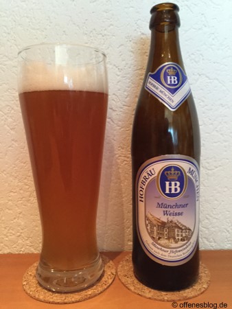 Weißbier Degustation: Hofbräu Münchner Weisse - offenesblog.de